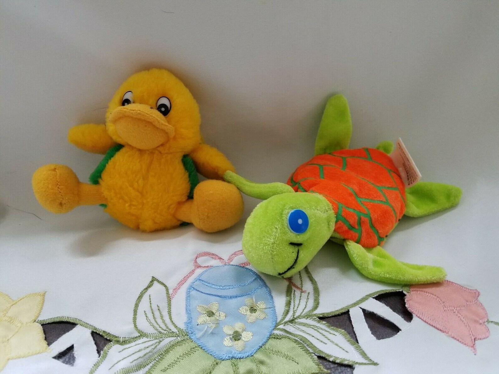 Plush turtle 7 Duck 5 and TY lizard stuffed | Etsy