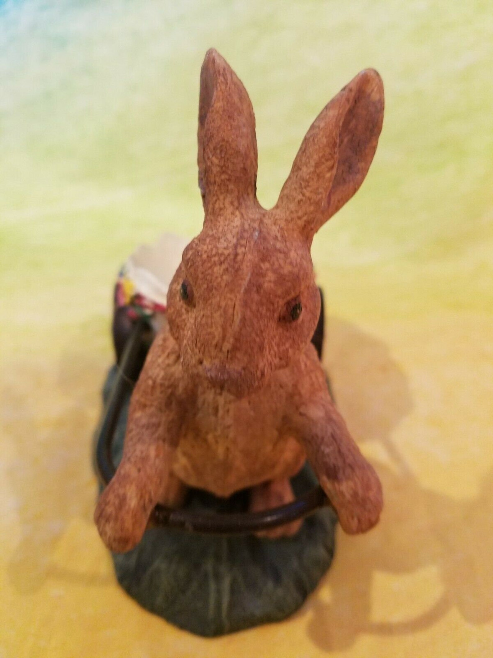 Fitz and Floyd Old World Rabbit Pulling Wheelbarrow Figurine | Etsy