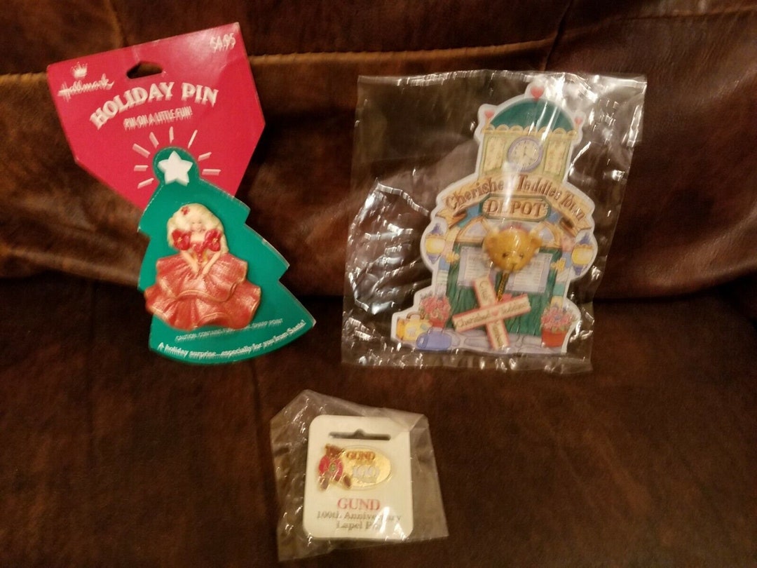 Hallmark, Gund, Cherished Teddies Town Pins - Etsy