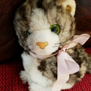 Steiff Cat Sissi Large Size With Steiff Pin - Etsy