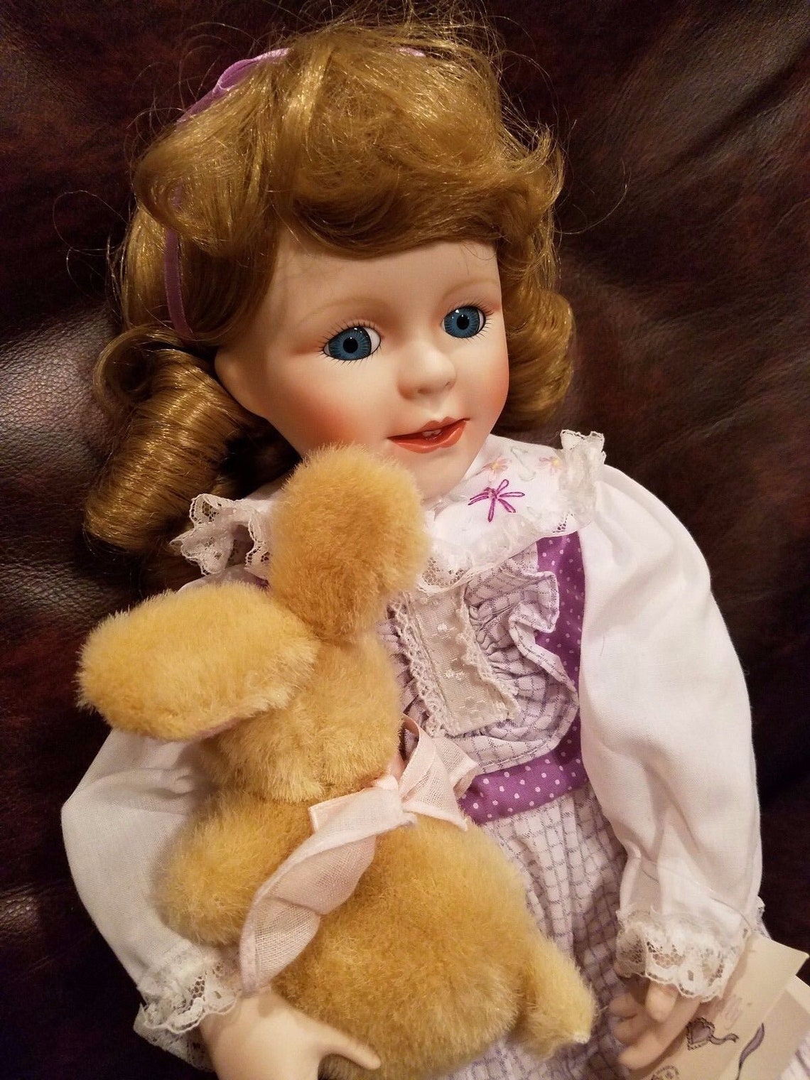 Vintage Cindy M. Mcclure 14 Shelly Kneeling Porcelain Doll an - Etsy