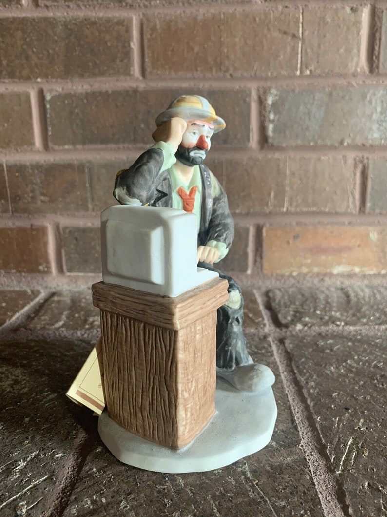 FLAMBRO Emmett Kelly Jr. 6.5 Hobo Clown Computer Whiz - Etsy