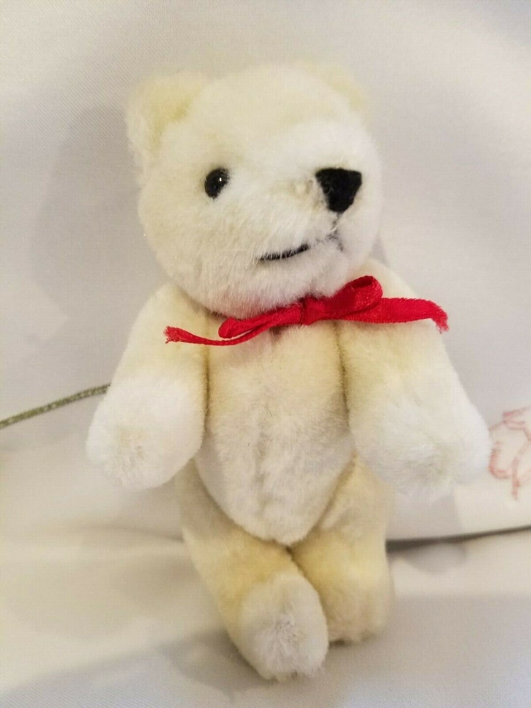 Miniature Kelly Bear 6" White Beautiful Plush Fully Jointed Bear - - Etsy