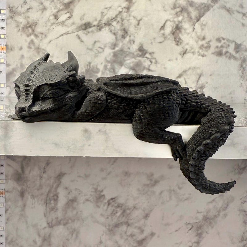 Dragon Figurine With Book - Etsy