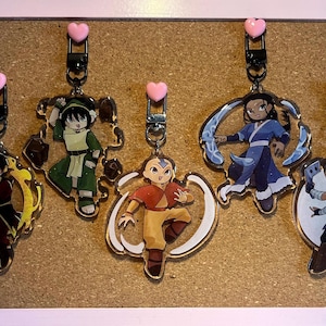 ATLA Character Keychains - Etsy