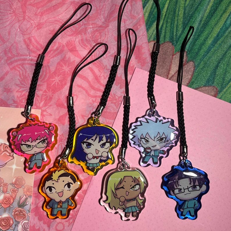 Saikik Character Phone Charms - Etsy