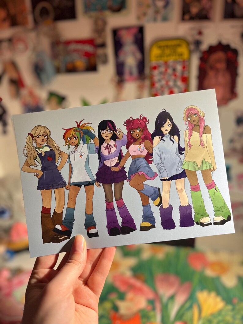 Mlp Mane Six Print - Etsy