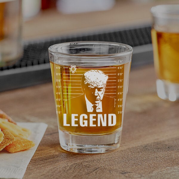 Donald Trump Mug Shot Shot Glass - Etsy