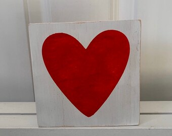 Home With Heart Sign Small Rustic Pallet Wood Decorative Home Accent ...