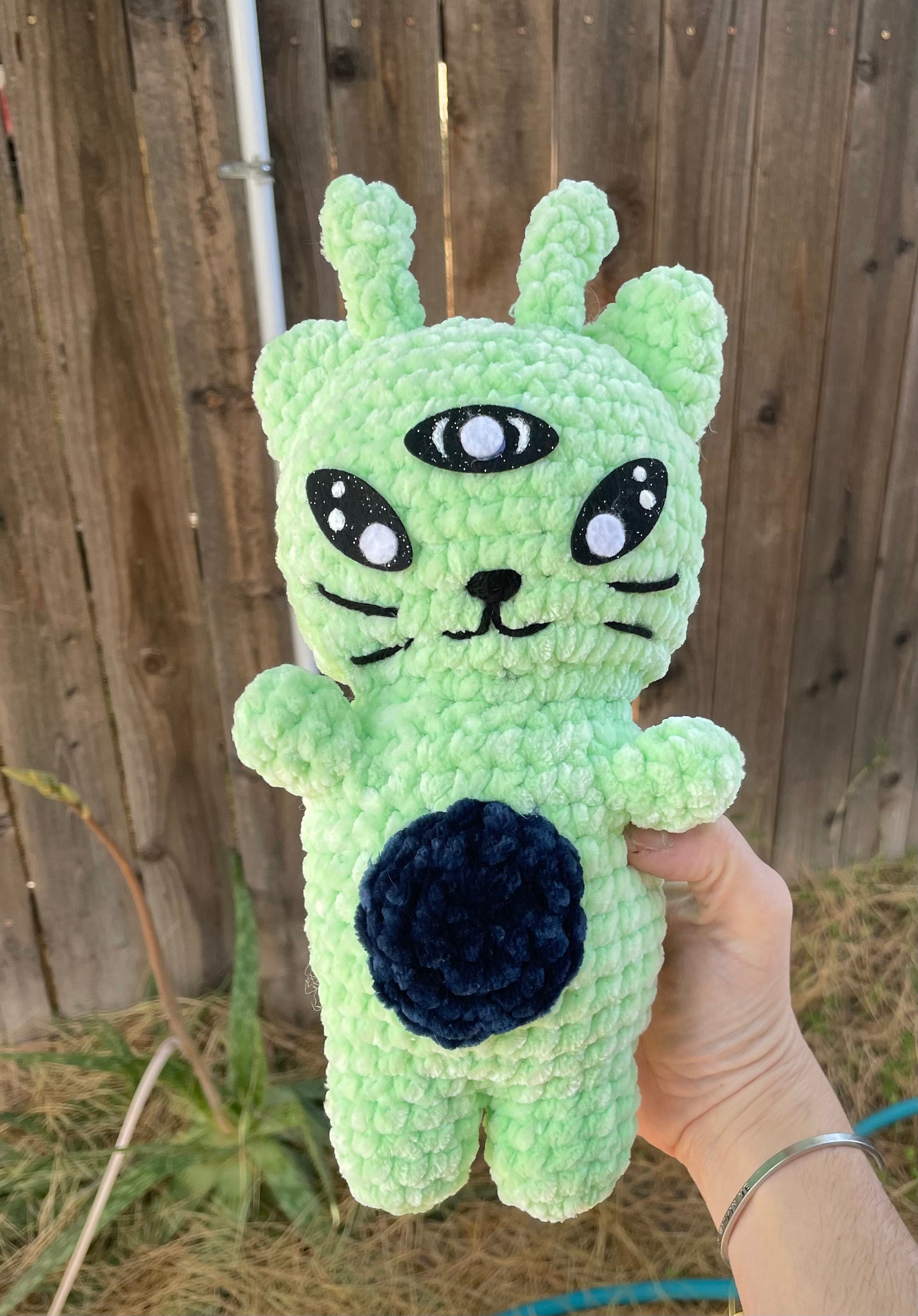 Stuffed Animals & Plushies Crochet Alien Cats Toys Toys & Games etna.com.pe