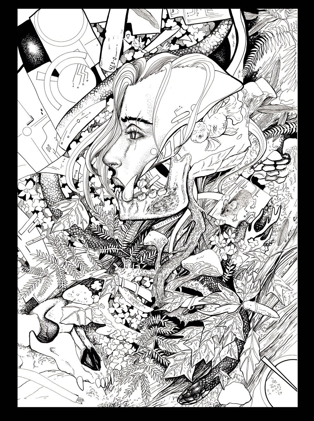 Fallen Coloring Page - Etsy