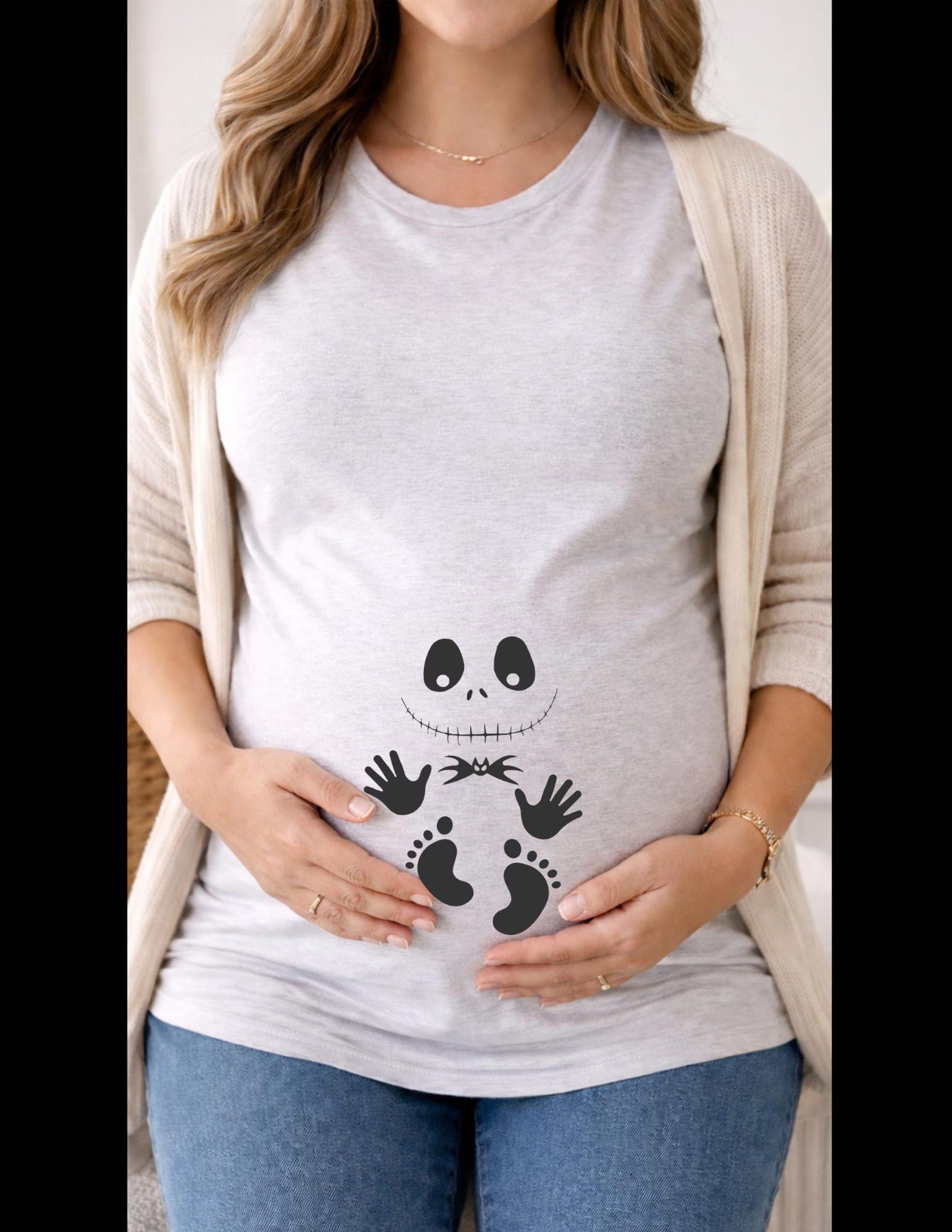 Baby Skeleton Maternity SVG, Files for Silhouette Cameo or Cricut - Etsy