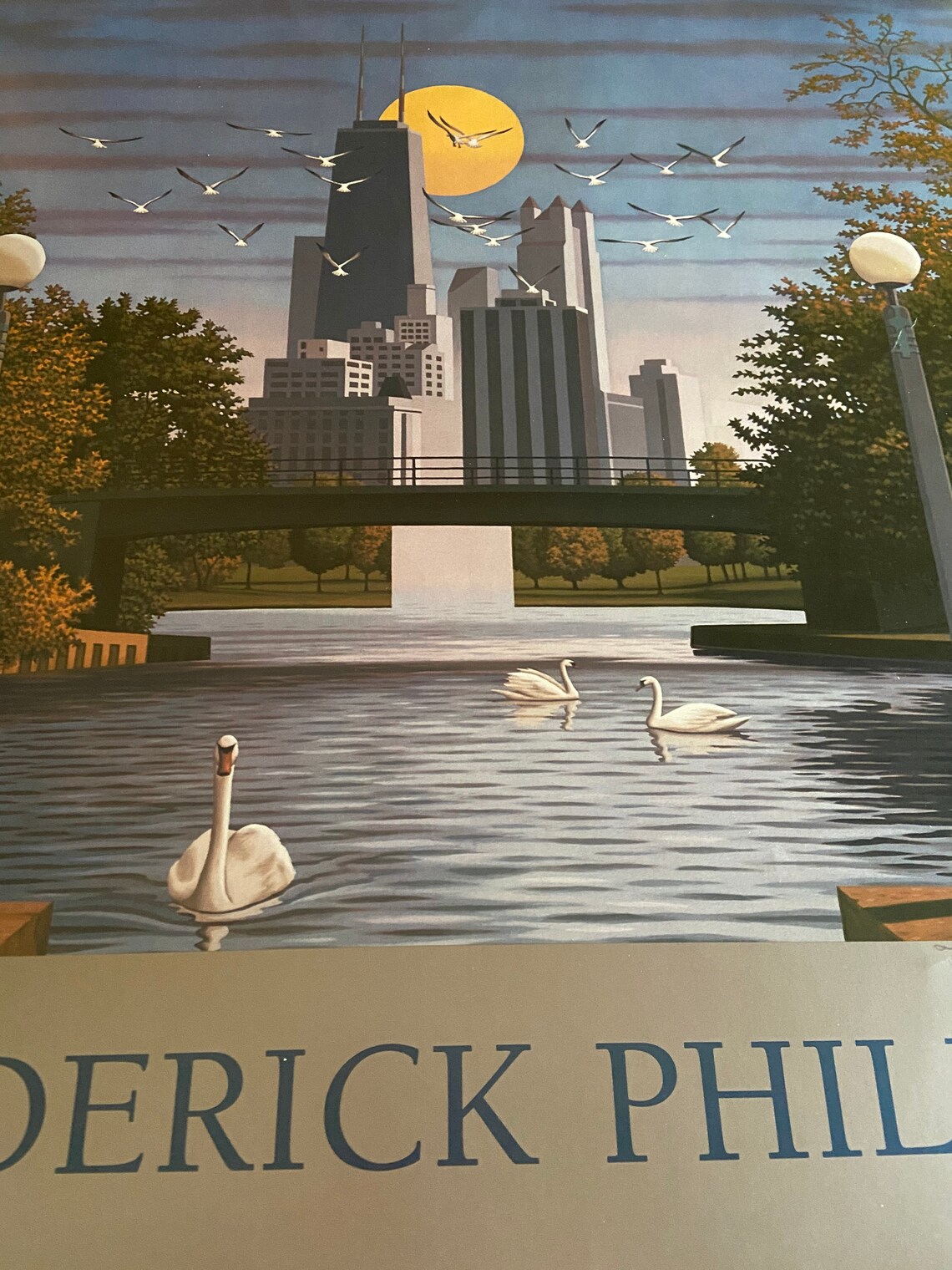 Chicago Fine Art Frederick Phillips Signed Poster - Etsy