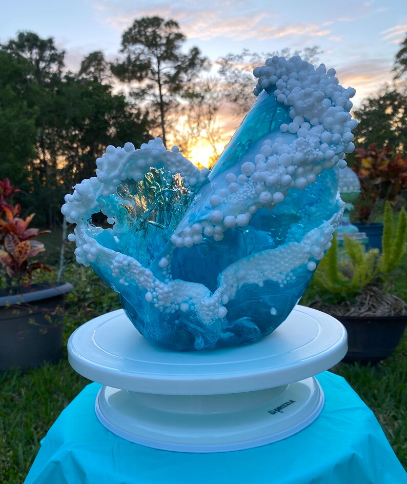 Made-to-order Resin Bowl/vase. Ocean Art - Etsy