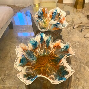 RESIN Sculptural Bowl / Made-to-order - Etsy