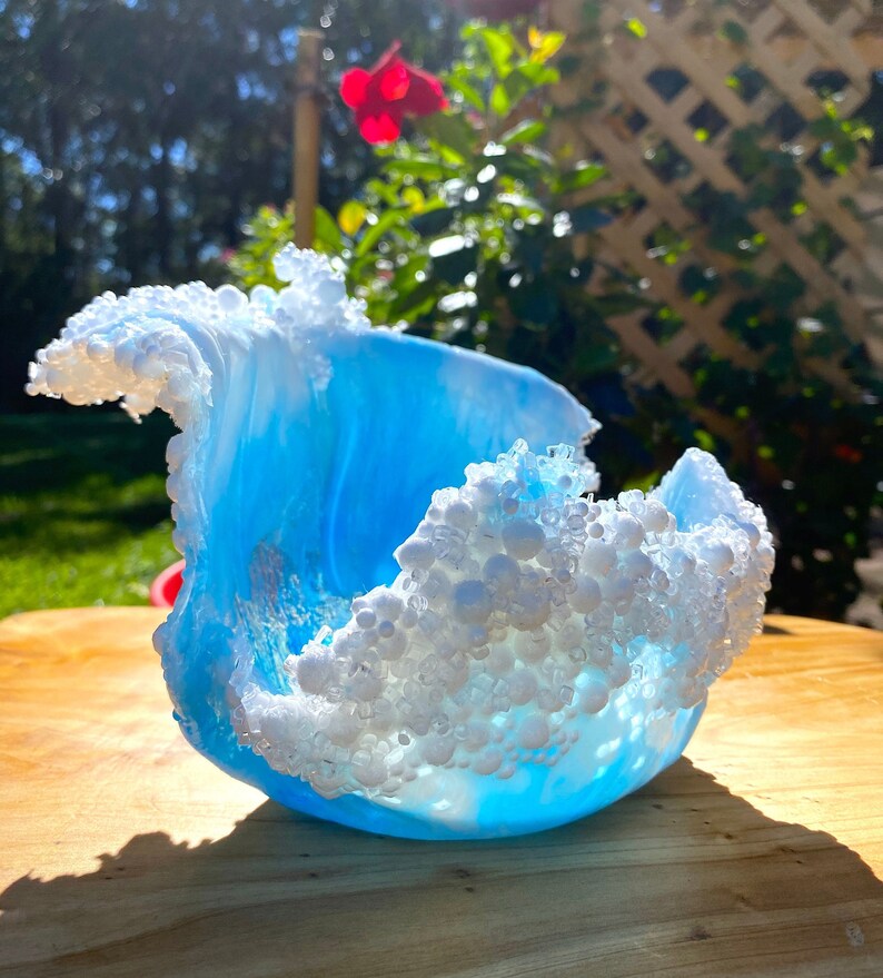 Made-to-order Resin Ocean Wave Vase - Etsy