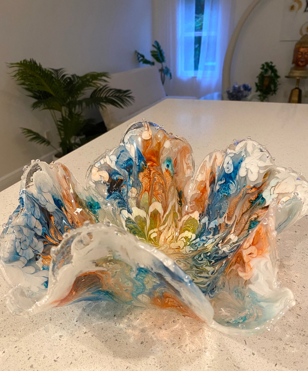RESIN Sculptural Bowl / Made-to-order - Etsy