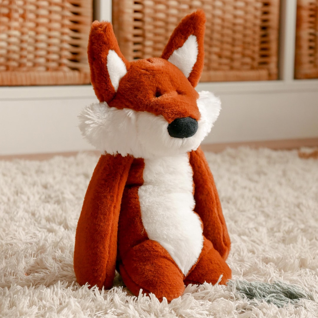 Fox Soft Toy - 'rusty' the Fox Soft Toy, Stuffed Animal - Fox Baby ...