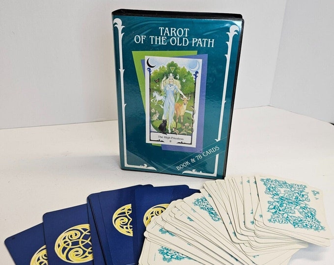 Tarot of the Old Path Vintage 1990s Clamshell Case - All 78 Cards NO ...