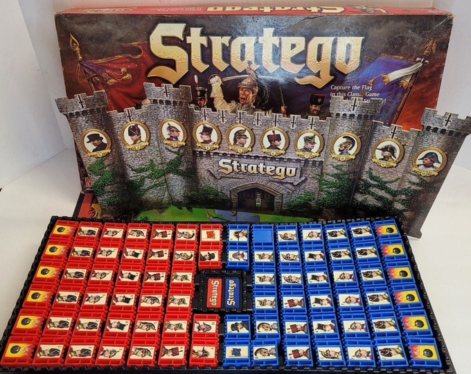 Milton Bradley Stratego Strategy Board Game Missing Instruct. 1996 ...