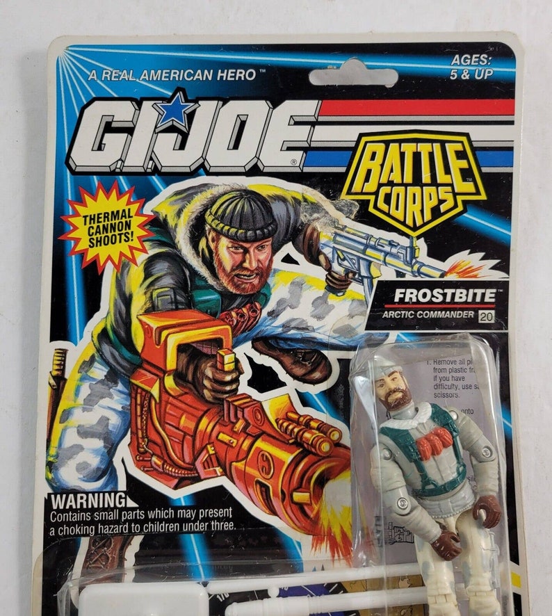Vintage Frostbite Battle Corps GI Joe Action Figure NEW Sealed - Etsy