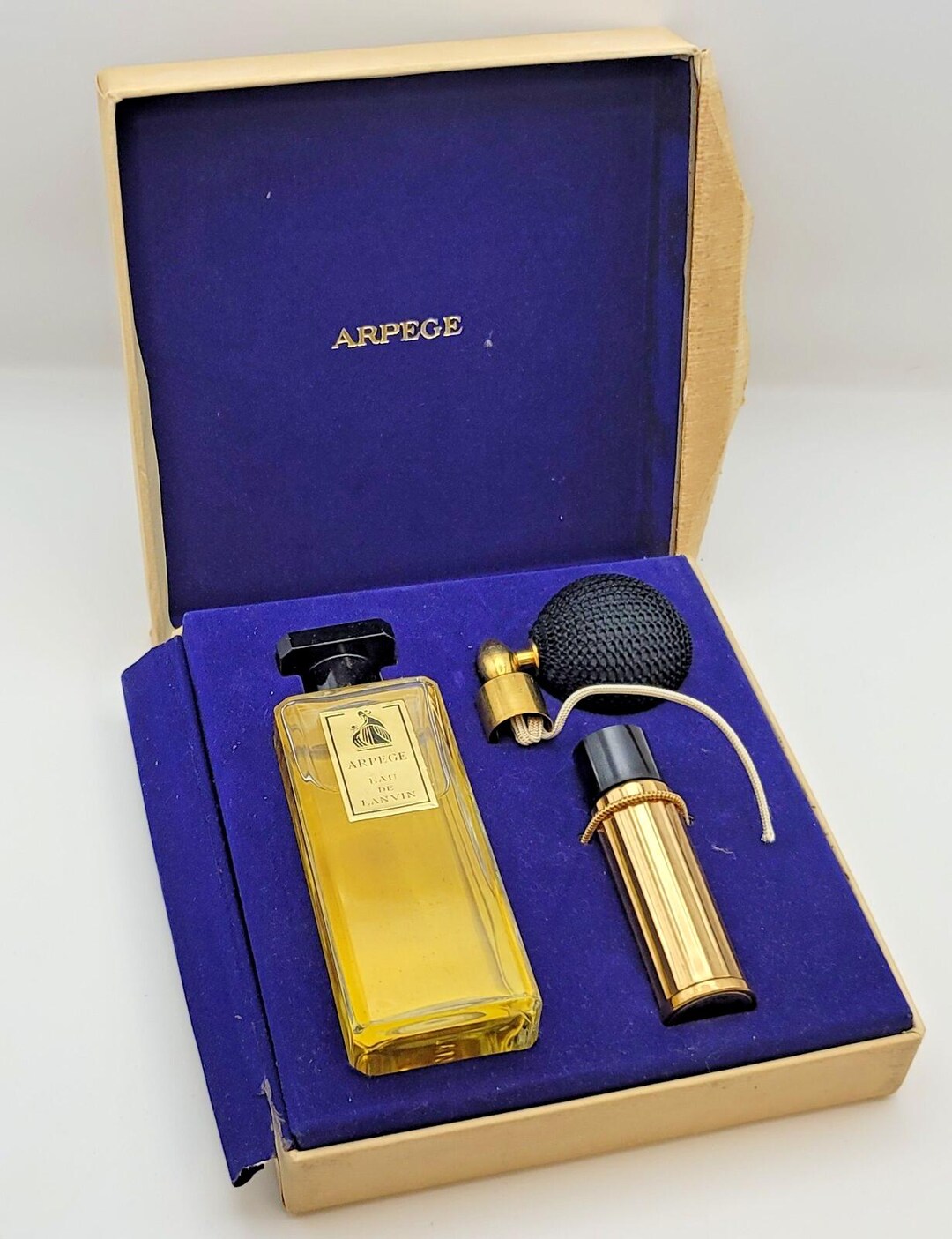 Vtg Arpege Eau De Lanvin 2 Fl Oz. Parfum Splash Original New W/ Box ...