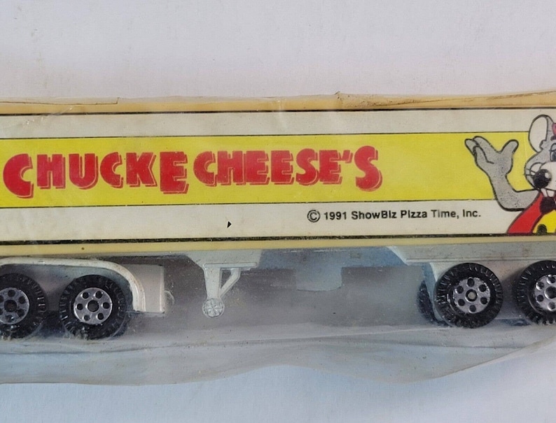 Vintage Yatming Chuck E. Cheese's Tractor Trailer Plastic - Etsy Hong Kong