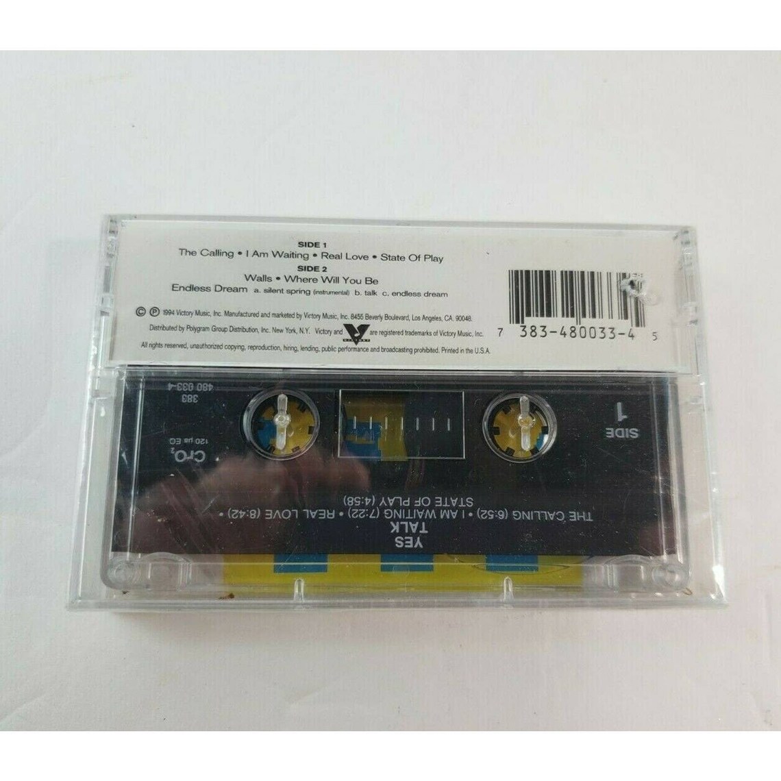 Yes Talk Cassette Tape 1994 Progressive Art Rock Album Hype - Etsy