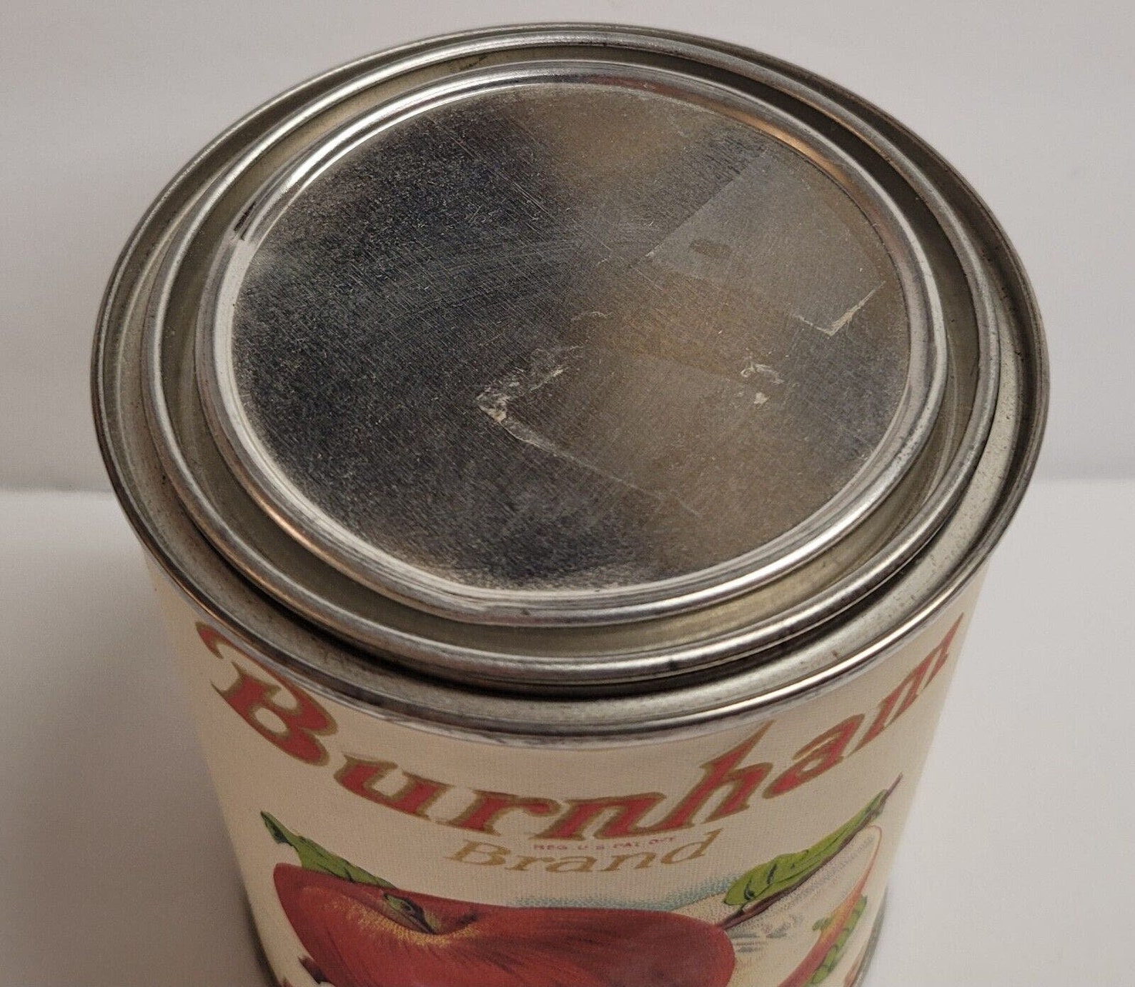 Burnham Brand Apple Sauce Tin Can Edgett Newark New York C1949-50's ...
