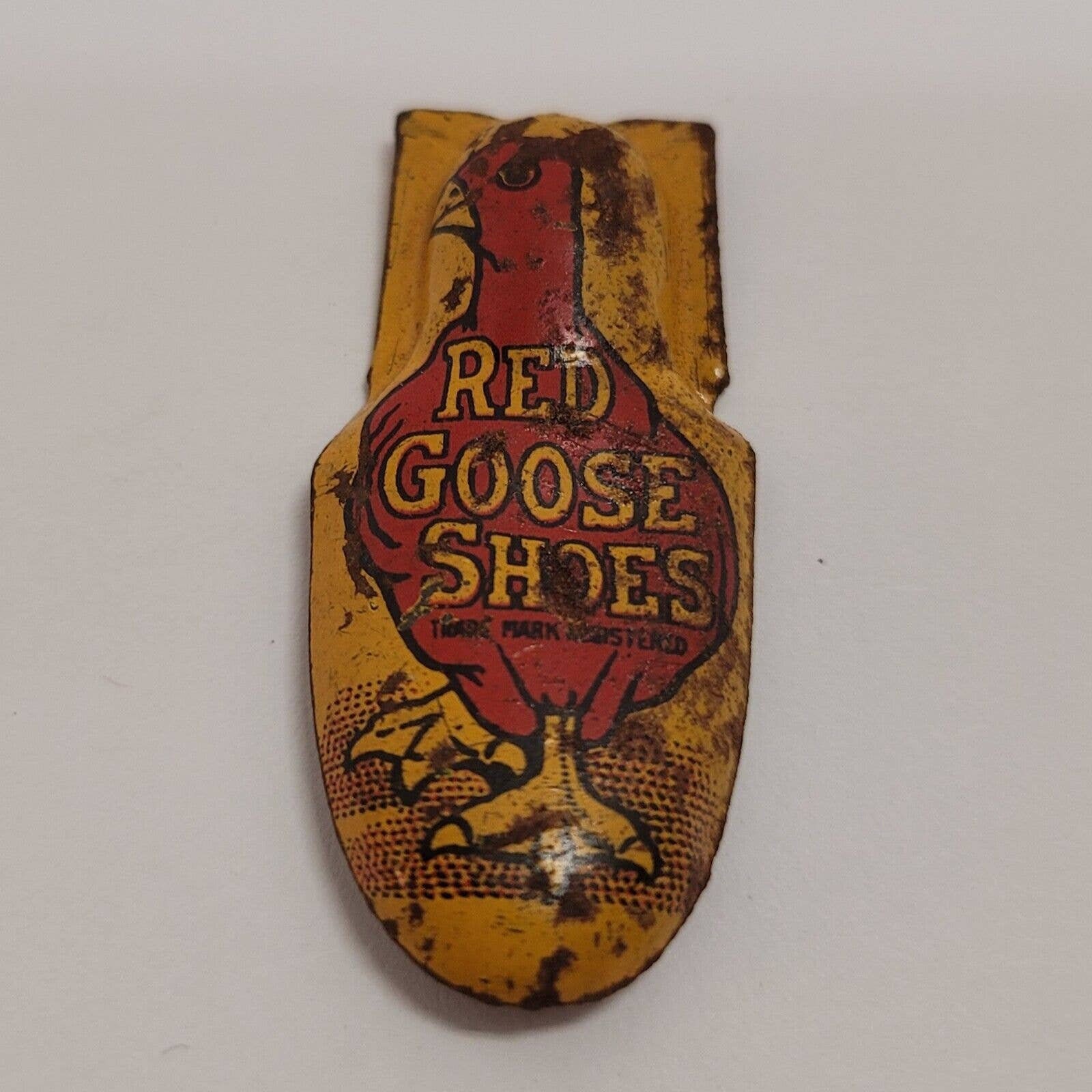 Vintage Red Goose Shoes Advertising Cricket Clicker Toy Tin - Etsy