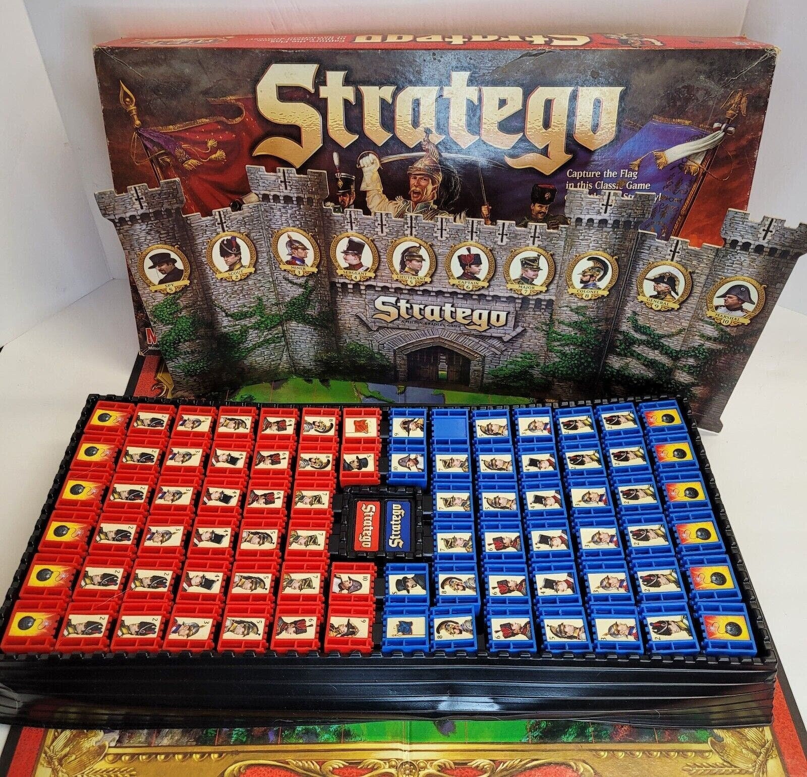 Milton Bradley Stratego Strategy Board Game Missing Instruct. 1996 ...