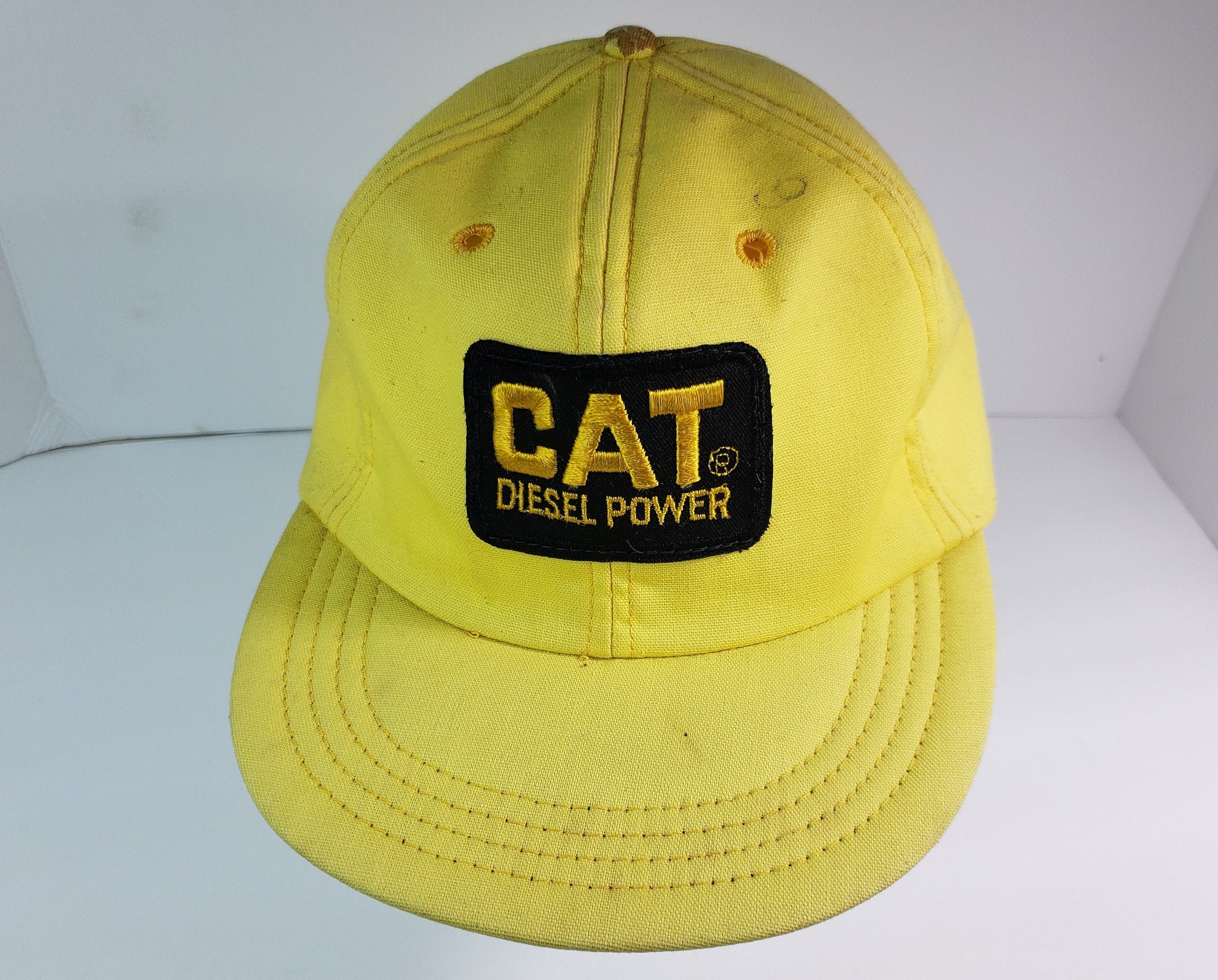 NOS Vintage Cat Caterpillar Diesel Power Mesh Trucker Snapback Hat Made ...