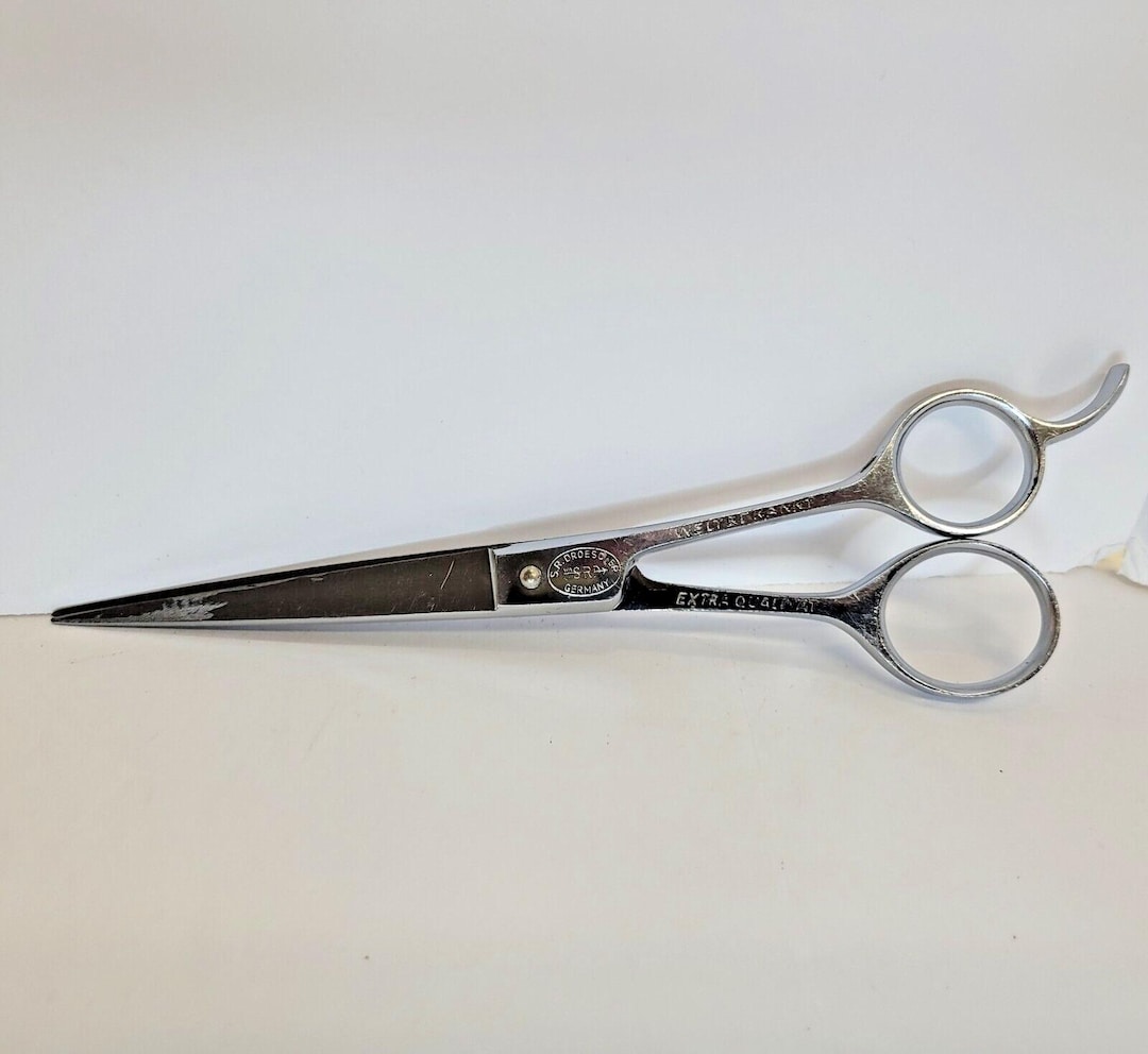 Vintage S.R. DROESCHER GERMANY Hair Cutting Shears Scissors CLASSIC #89 ...