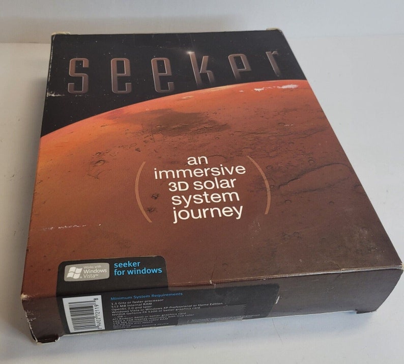 Seeker Immersive 3D Solar System Journey Software Windows Vista XP ...