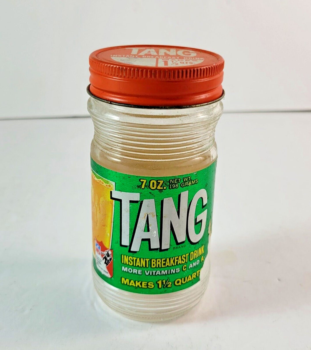 Vintage 1960s Tang Orange Drink Mix Glass Jar Empty 7 Oz - Etsy