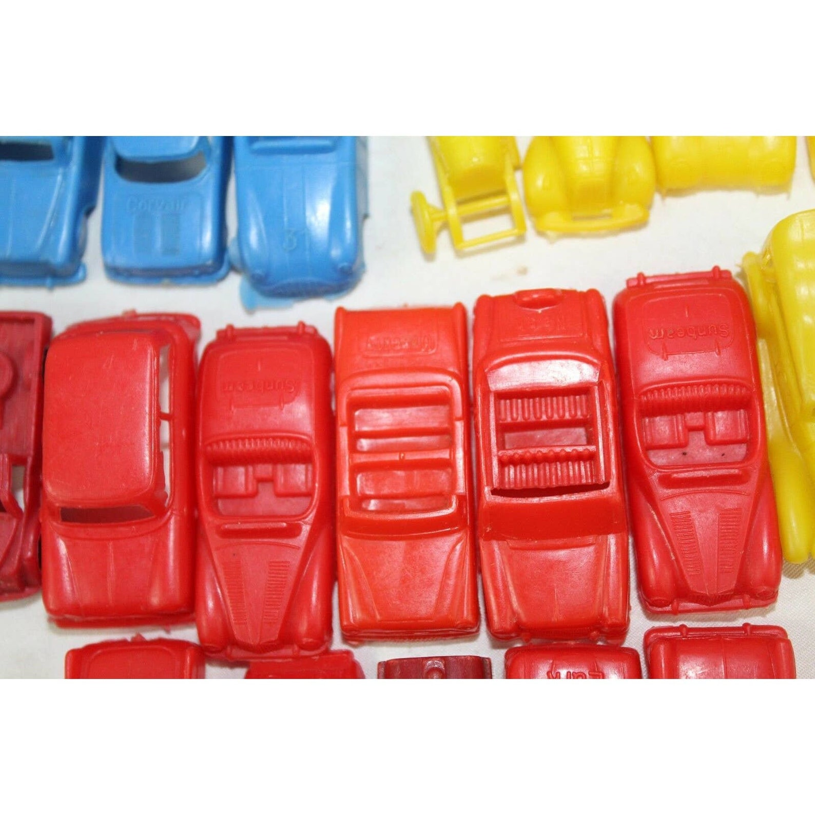 Vintage Lot 60 1950s MPC USA Made Plastic Toy Cars W/ Names | Etsy