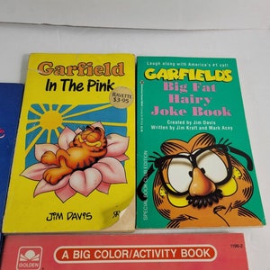 Lot of 5 Vintage Garfield Books - 70s/80s/90s - Storybooks, Comics ...