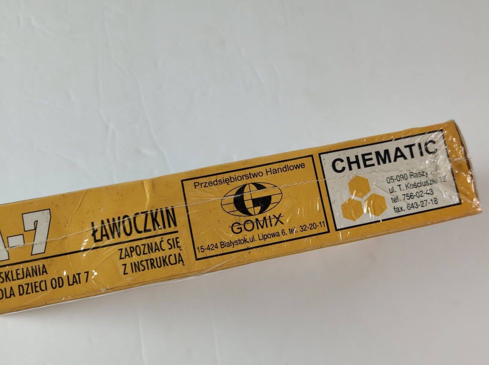 Vintage Chematic Gomix Model Kit Lawoczkin LA-7 1/72 Scale - Etsy