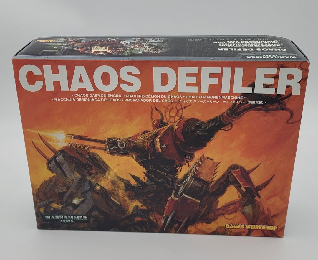 Warhammer 40K Chaos Defiler 2003 OOP Chaos Space Marine Complete ...