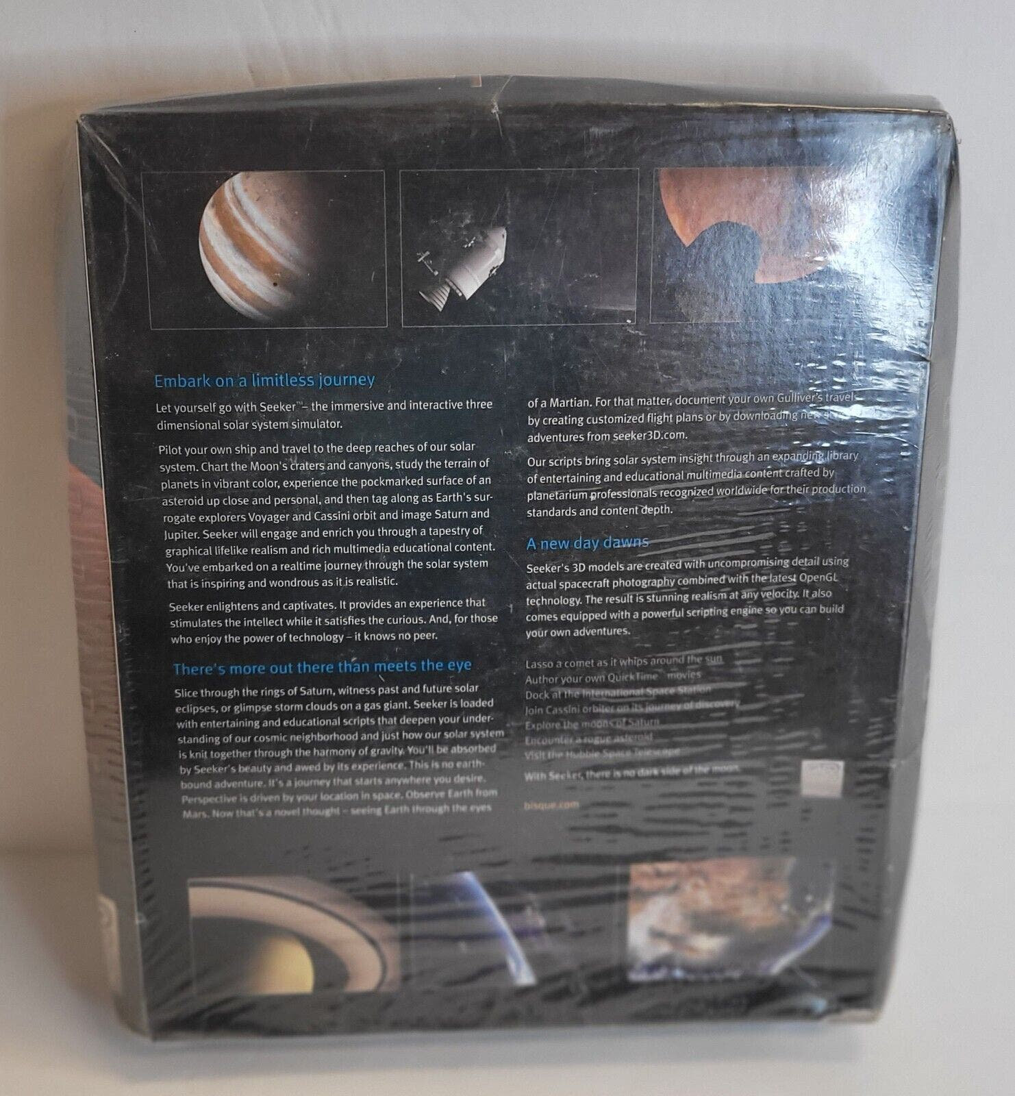 Seeker Immersive 3D Solar System Journey Software Windows SEALED ...