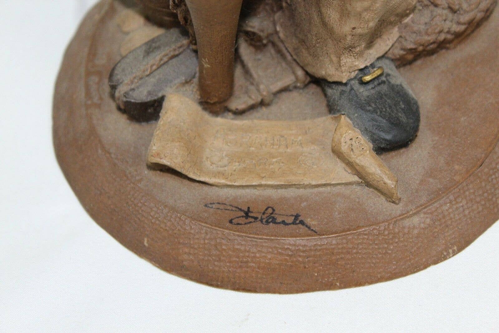 SIGNED Tom Clark Statue Figure Abraham Ship Captain - Etsy