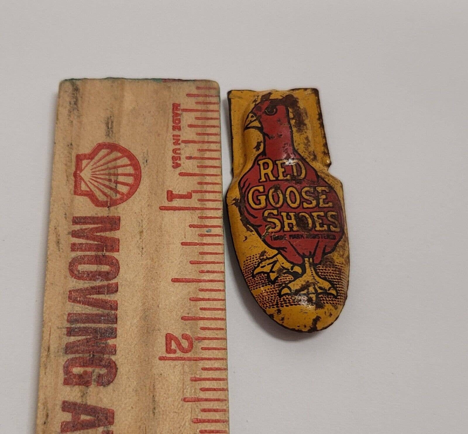 Vintage Red Goose Shoes Advertising Cricket Clicker Toy Tin - Etsy