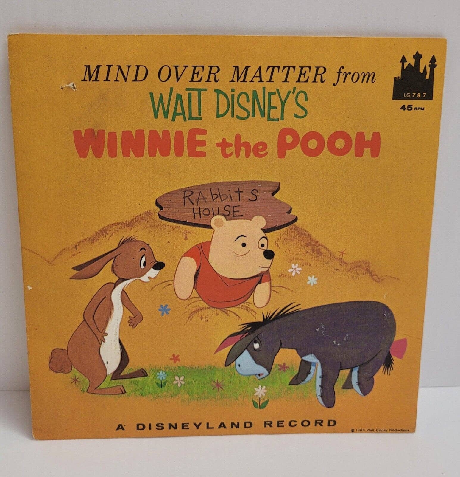 Vtg Disney Little Gem Winnie the Pooh Mind Over Matter Record - Etsy