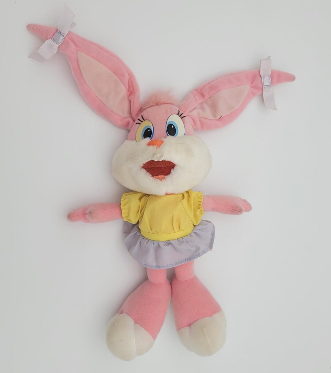 Babs Bunny Playskool Vintage Plush Stuffed Toy 1990 Tiny Toon ...