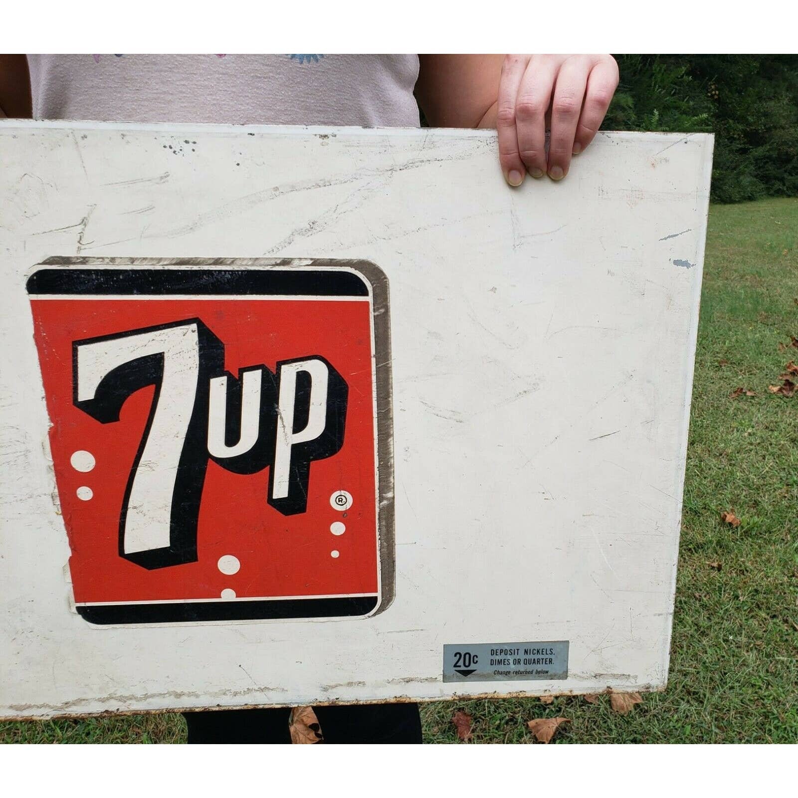 Vintage 7up Vending Machine Button Panel Advertising Sign - Etsy