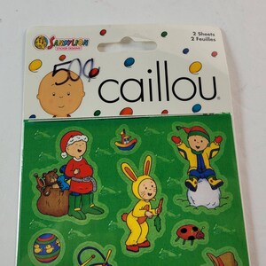 Sandylion Caillou 2 Sheet Sticker Pack New and Sealed 2003 - Etsy