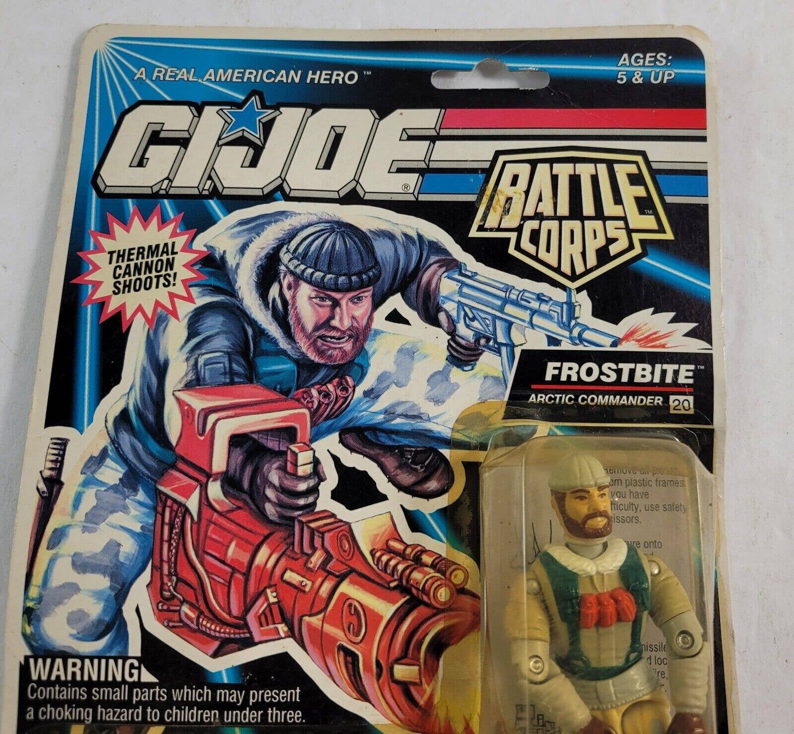 Frostbite Battle Corps NEW Sealed NOC 1992 GI Joe Hasbro - Etsy