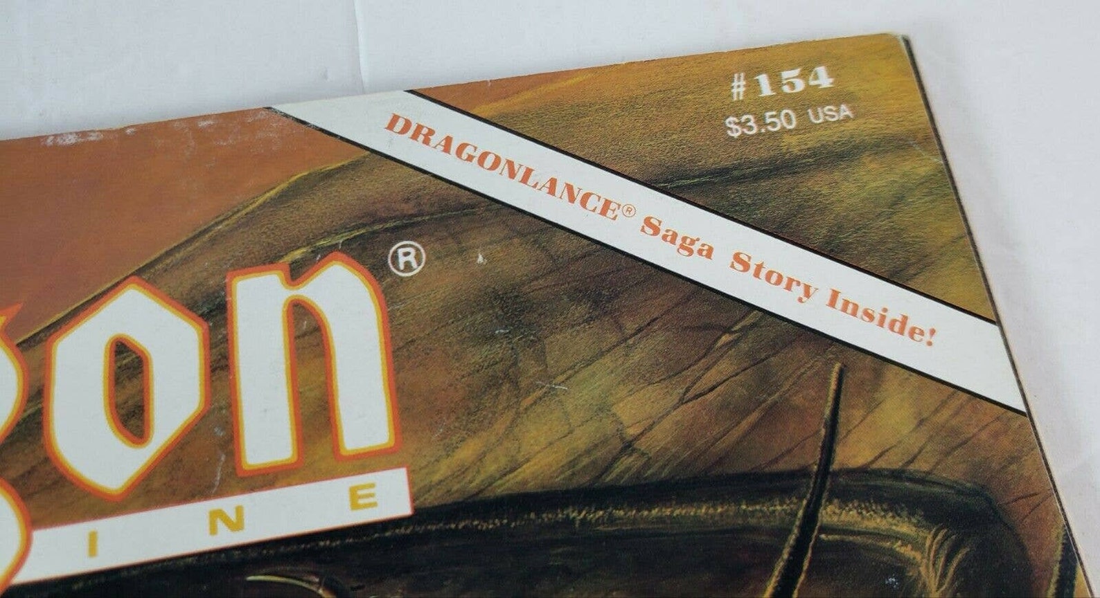 Vintage Dragon Magazine 154 Dungeons and Dragons 1989 W/ GURPS Poster ...