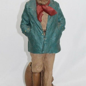 SIGNED Tom Clark Statue Figure Abraham Ship Captain 14.5 Tall - Etsy