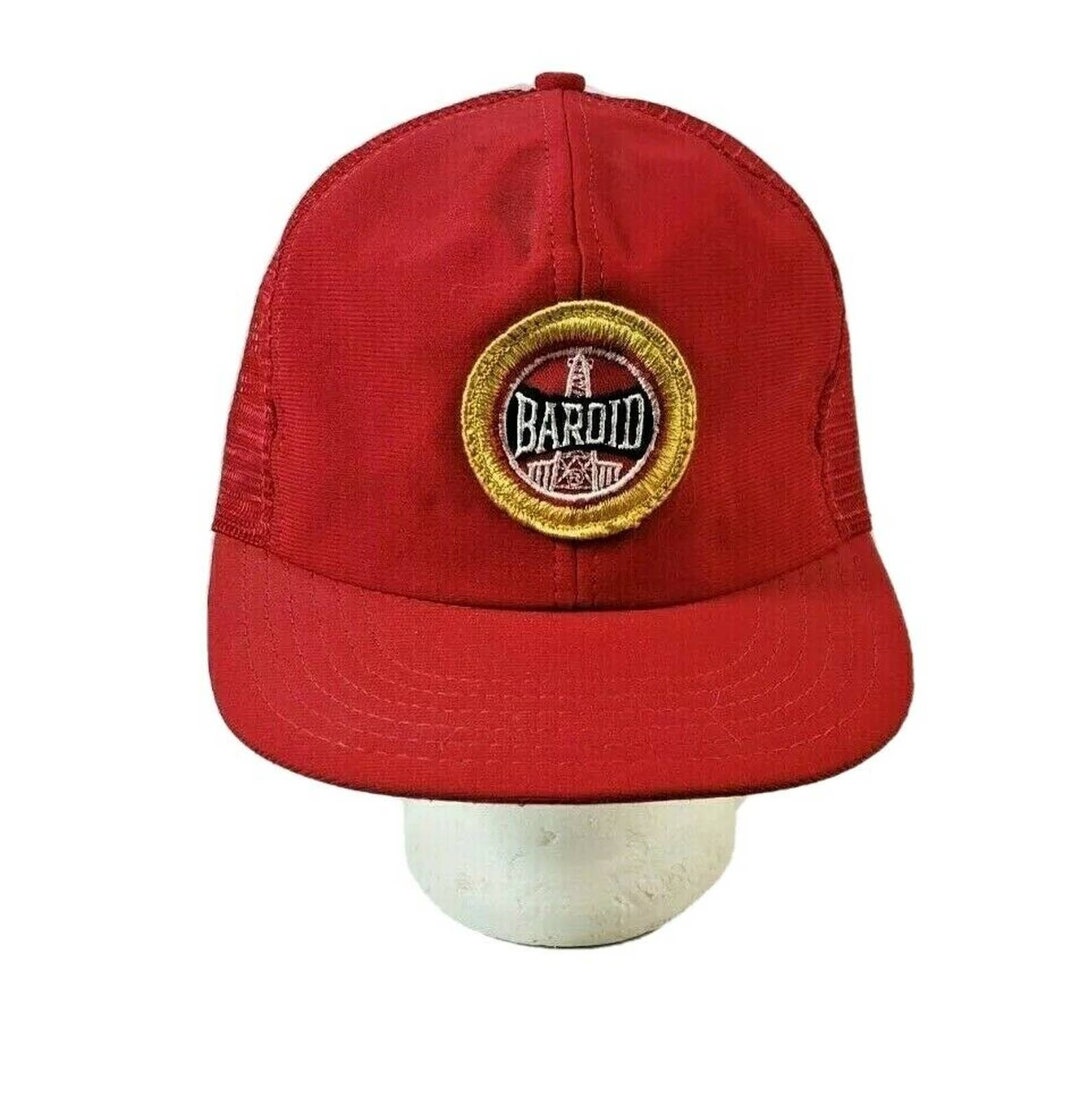 Vintage BAROID Oil Drilling Rig Industrial Gas & Oil Snapback Trucker ...
